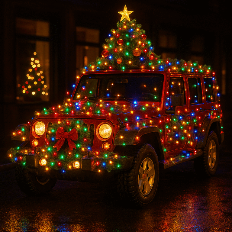 How to Decorate My Jeep for Christmas: Festive Tips and Tricks ...